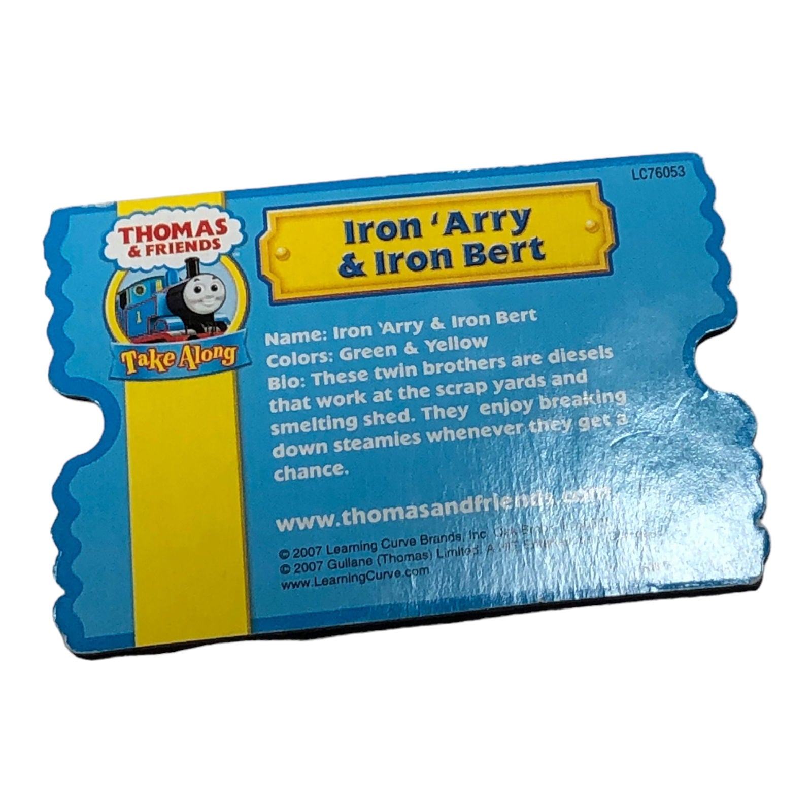 Take Along Iron 'Arry & Bert Character Card – Kaikki