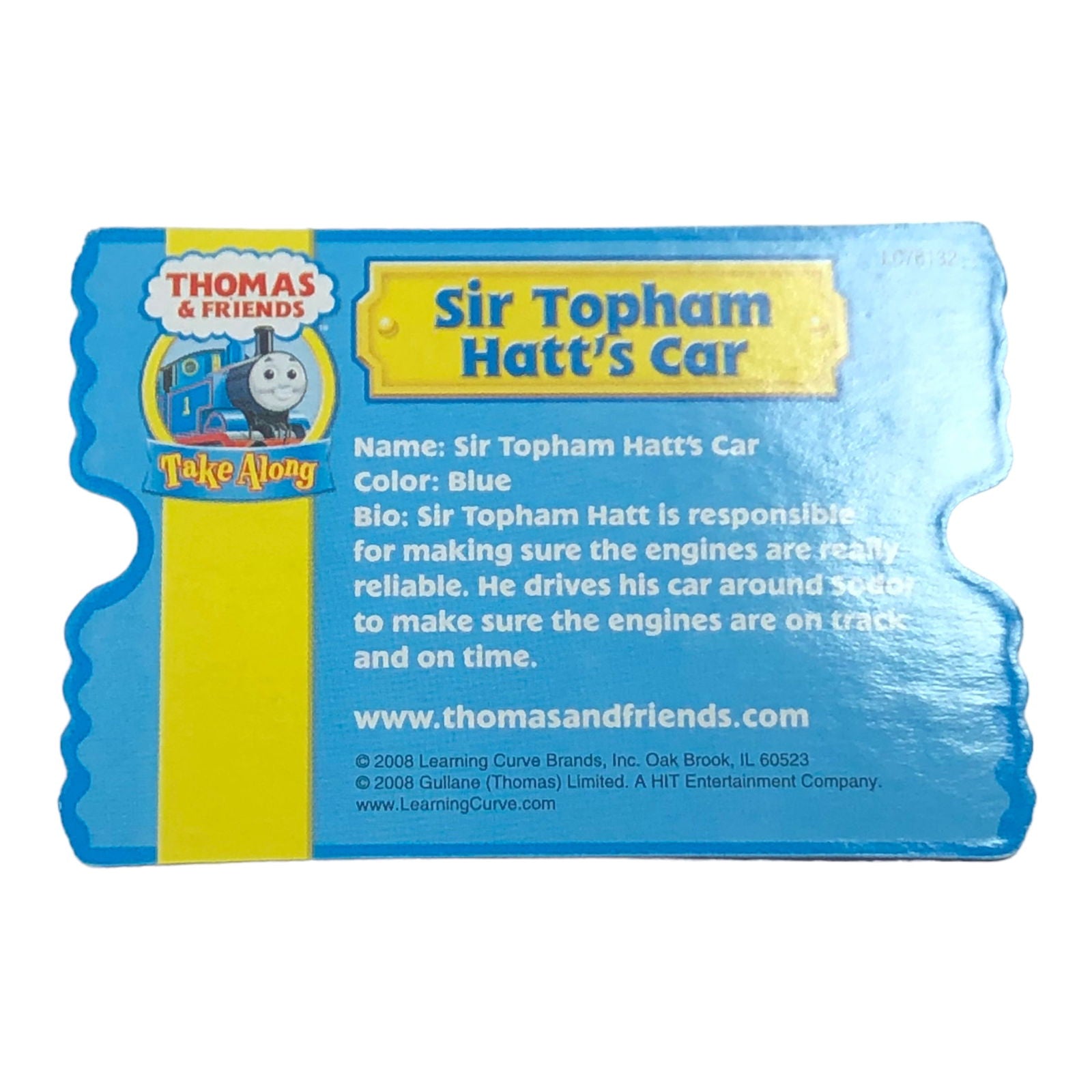 Take Along The Fat Controller Character Card – Kaikki